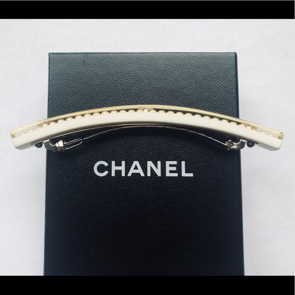 CHANEL | Accessories | Chanel Hair Barette Cc Pearls | Poshmark